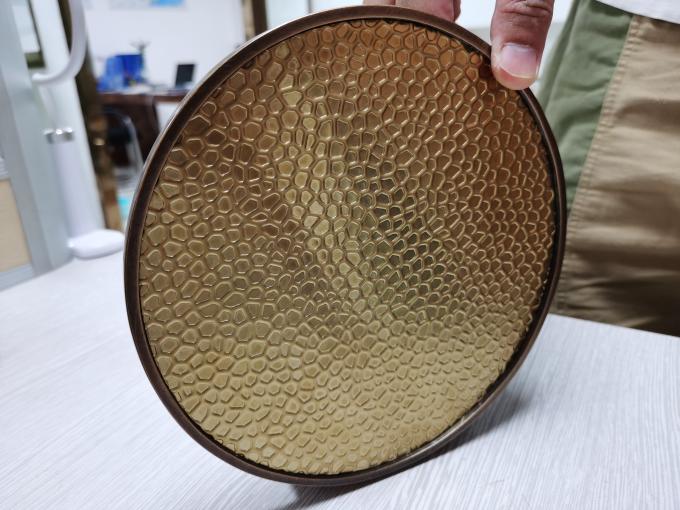 Stainless Steel Pull Door Embossment Carving Handle With Textured Surface