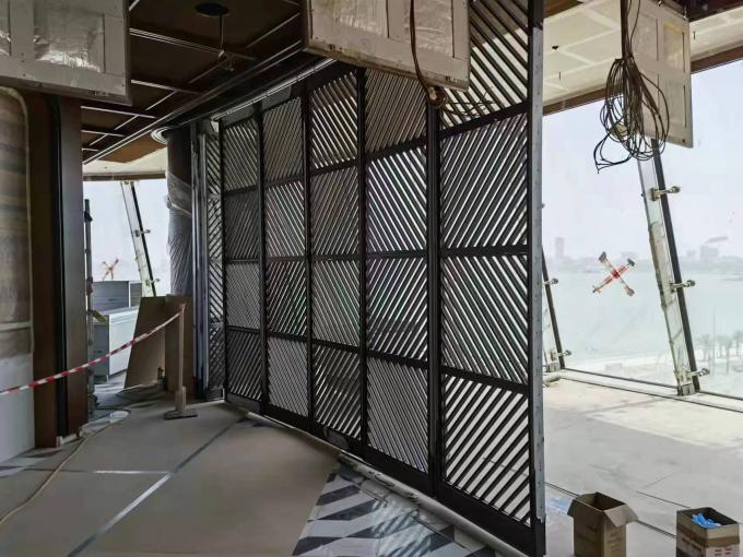 Custom Stainless Steel Sliding Door Walls With Sliding Track