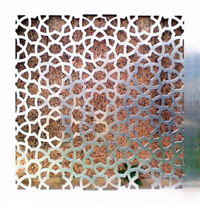Aluminum Metal Mashrabiya , Architectural Screen , Intricate Geometric ...