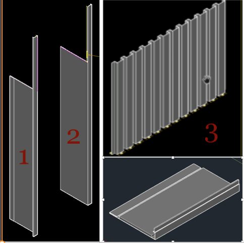 Metal Cladding For Elevator Shaft Or Lift Enclosure Cabinet Wall Cladding