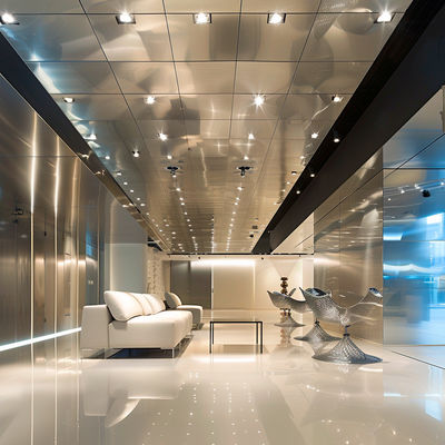 Seamless Stainless Steel Wall Panel Cladding For Sleek Exterior Lines