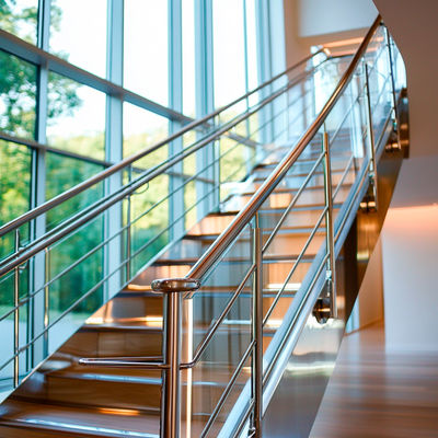 Heavy-Duty Stainless Steel Handrails for High-End Residences