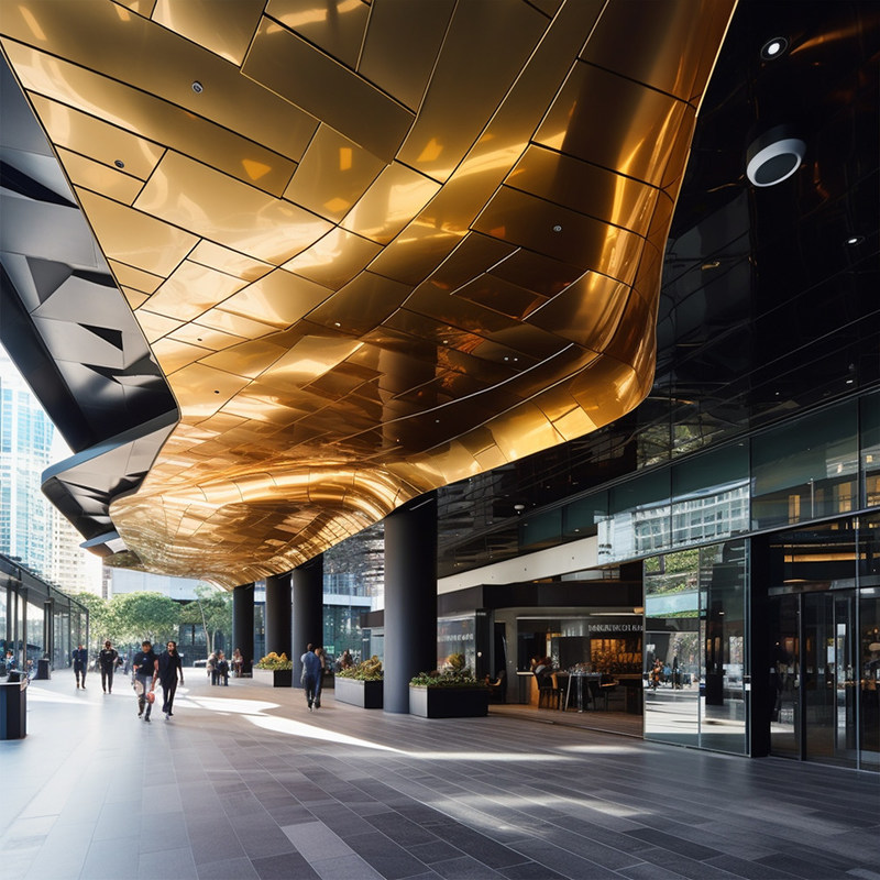 Flat Panel Rustproof Stainless Steel Ceiling Panels For Wet Areas