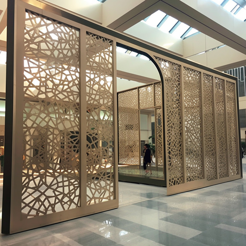 A Class 304/315 Stainless Steel Brass Laser Cut CNC Router Wall ...