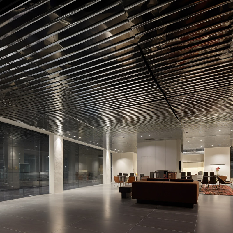 Max Steel Acoustic Stainless Steel Ceiling Grids For Noise Reduction
