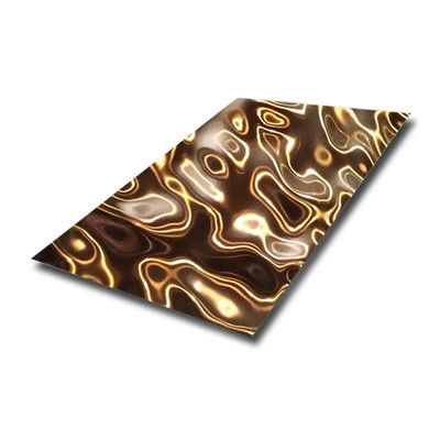 Buy golden water ripple steel sheet, Good quality golden water ripple ...